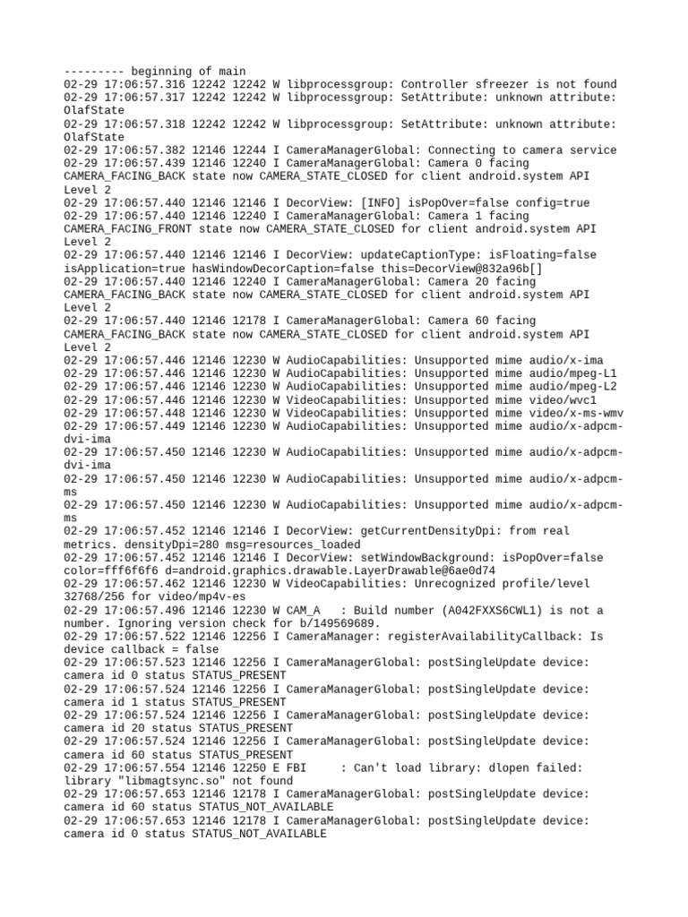 Android Camera and Audio Log Analysis | PDF | Computer Engineering ...