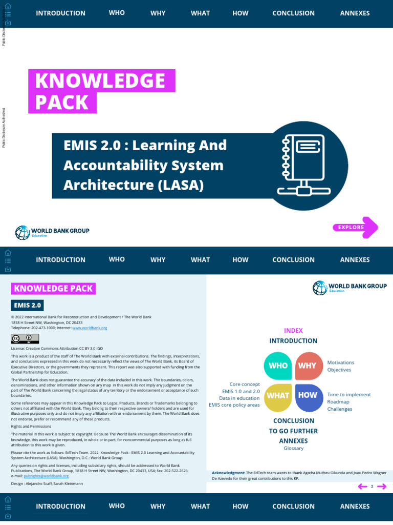 E01 - EMIS 2.0 World Bank | PDF