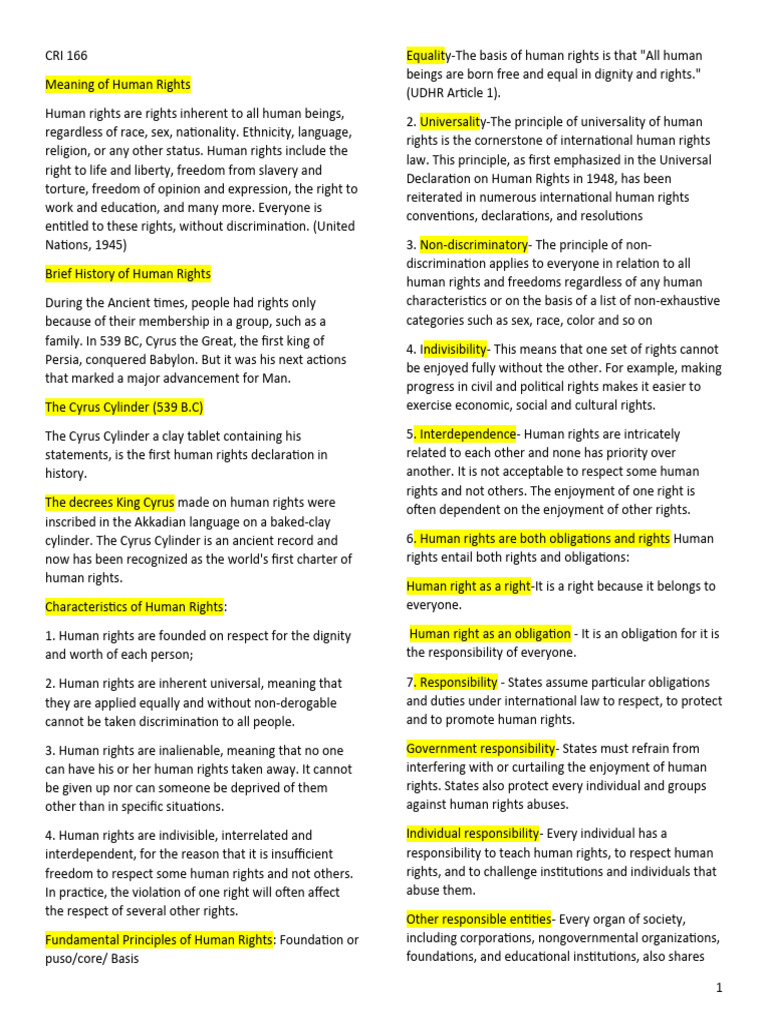 CRI 166 Final Reviewer | PDF