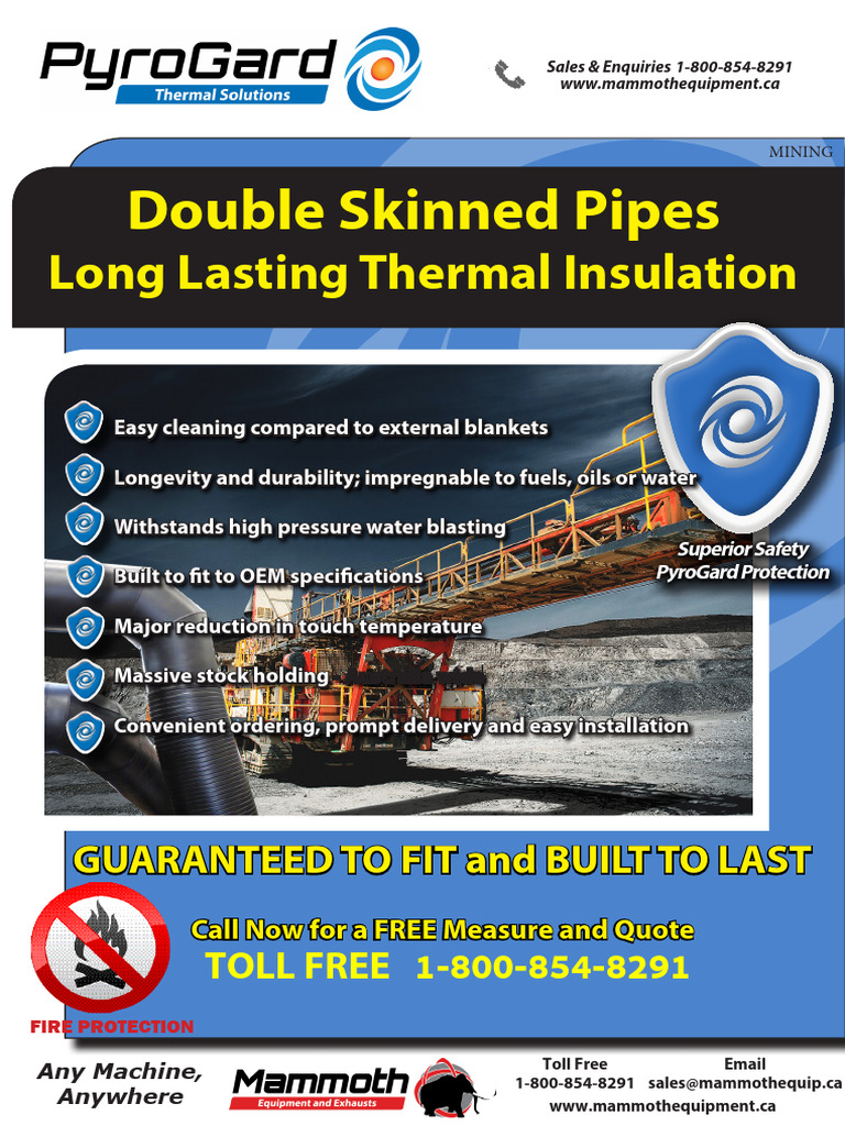 Dual Wall, Insulated Exhaust - PyroGard by Mammoth | PDF