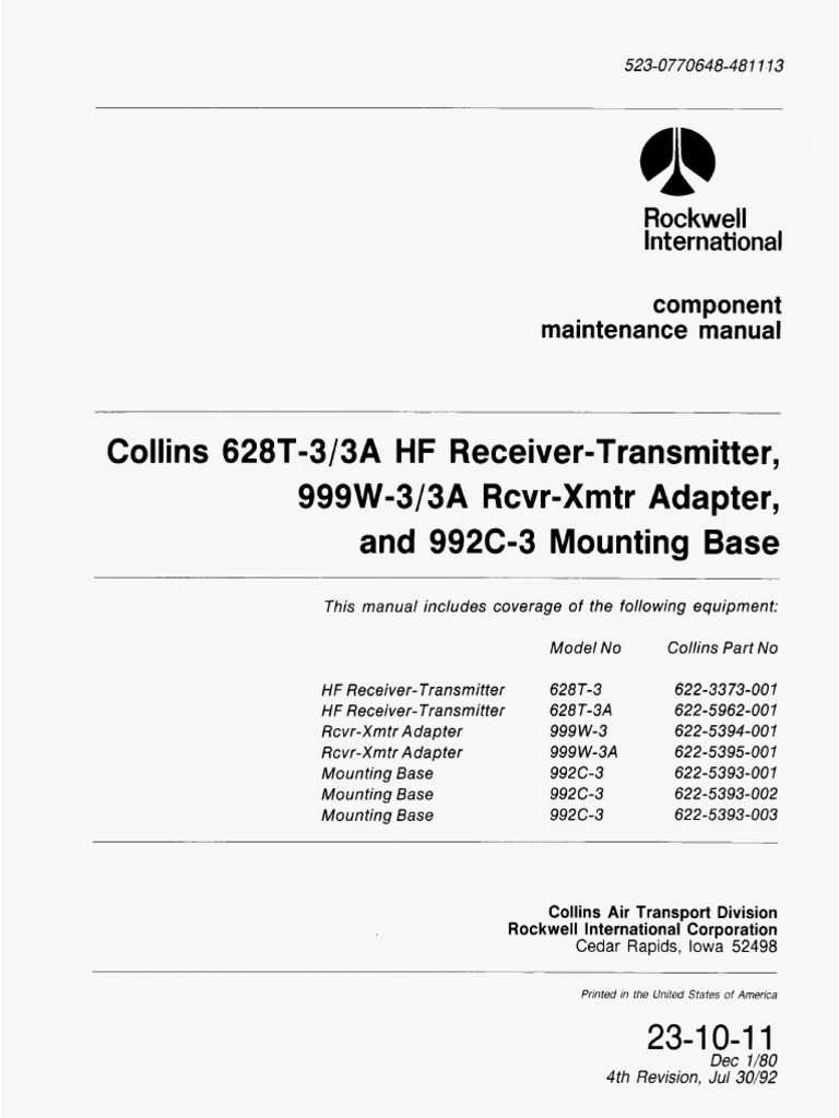 628T 3 - 3A Manual | PDF