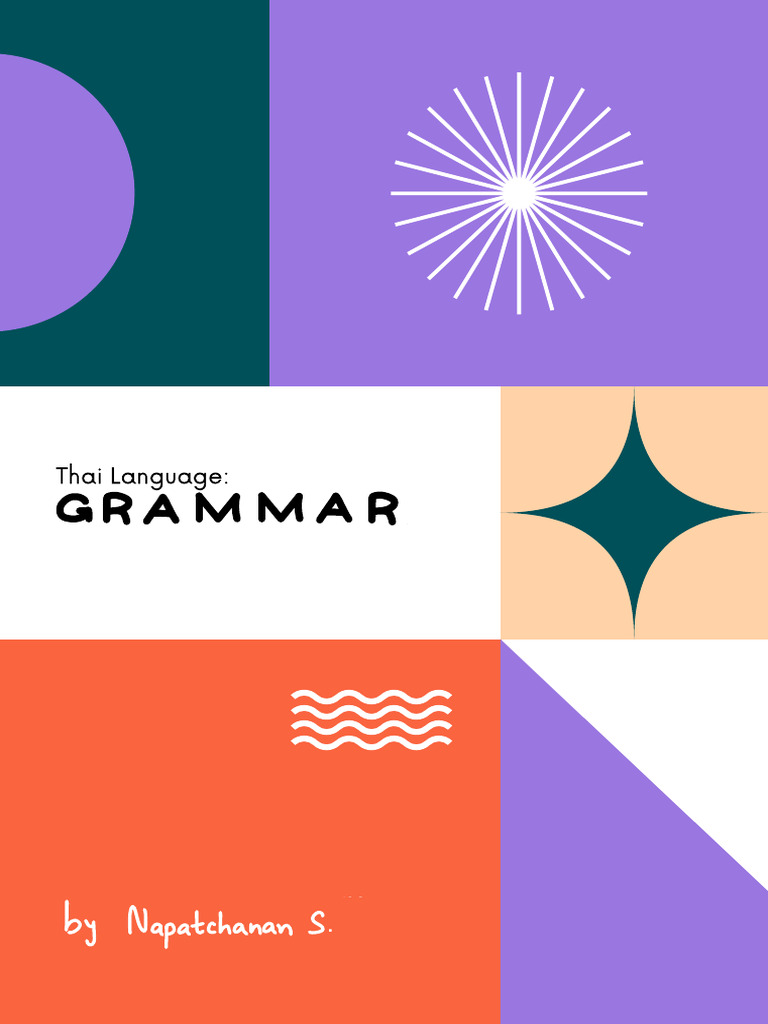 Grammar Booklet | Download Free PDF | Tone (Linguistics) | Languages Of ...