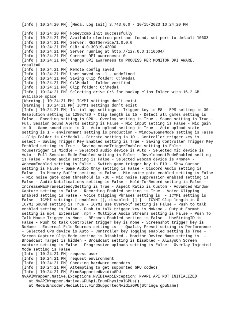 Medal Log 202310152341 | PDF | Screenshot | Computer Science