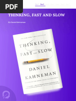 Thinking Fast and Slow | PDF | Thought | Decision Making