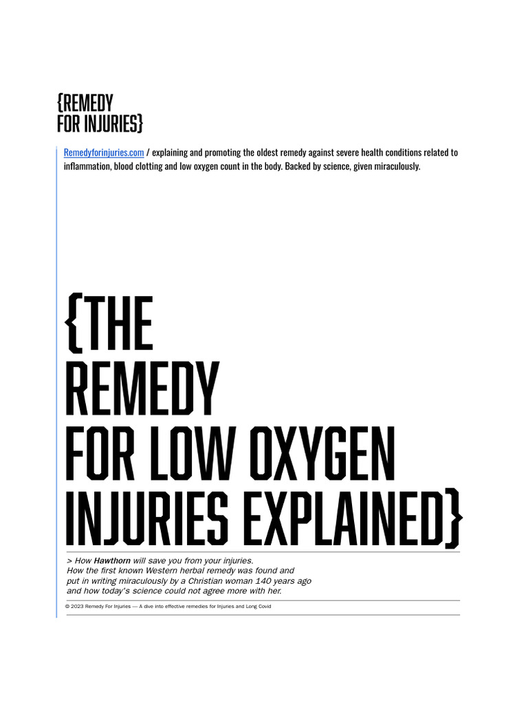 Remedy For Injuries | PDF