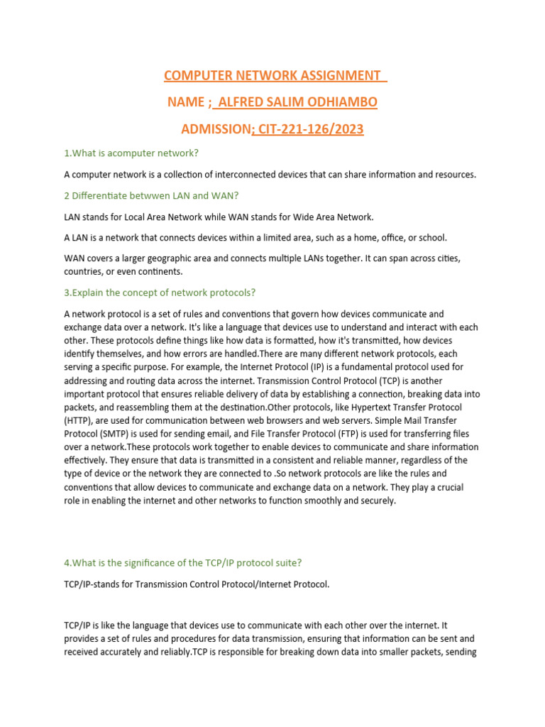 Computer Networks | PDF