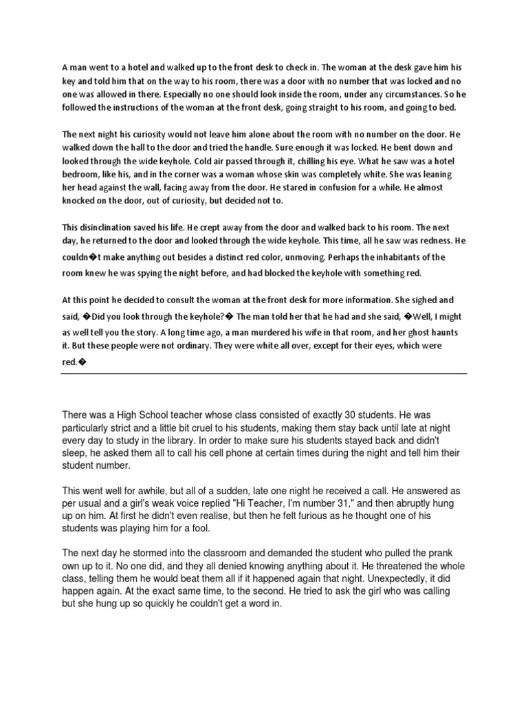 Ghost Story | PDF | Ghosts | Sleep