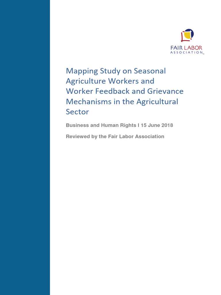 Grievance Mechanism Mapping Study Report Final | PDF | Migrant Worker ...