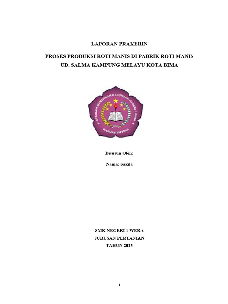 LAPORAN PRAKERIN Sakila | PDF