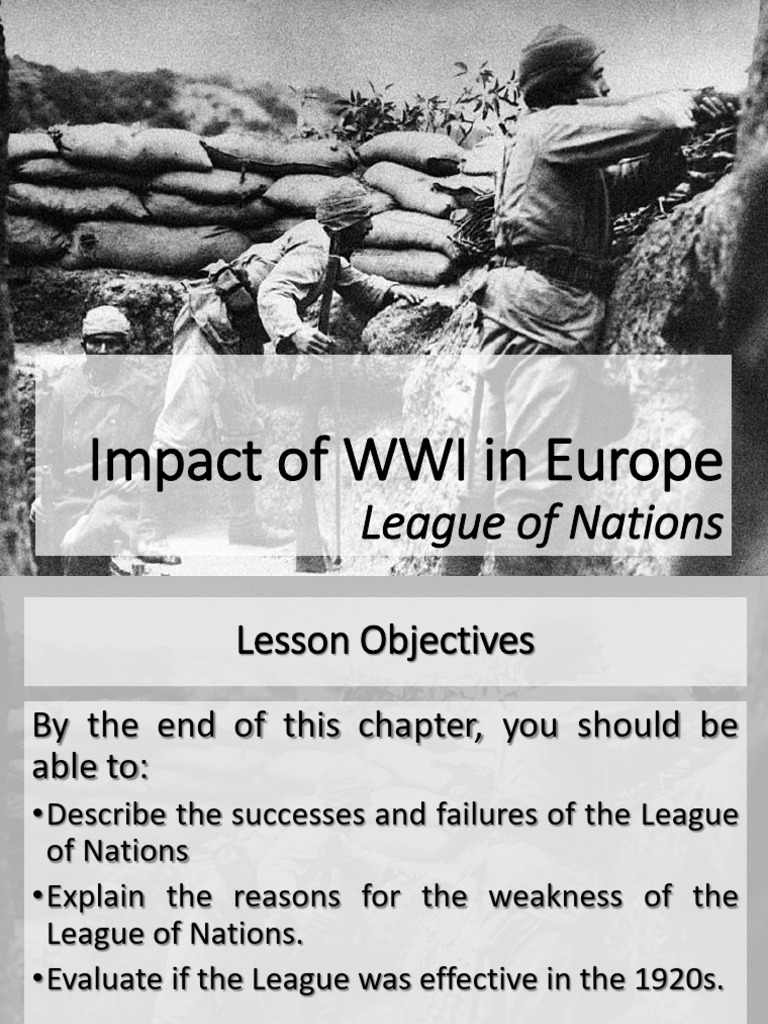 League of Nations: 1920s Successes & Failures | PDF | League Of Nations ...