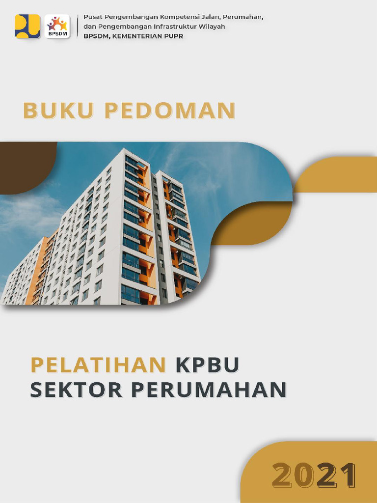 Buku Pedoman KPBU Bidang Perumahan | PDF | Karier & Perkembangan | Bisnis