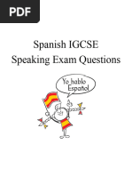 AQA GCSE Spanish Vocabulary | PDF | Sausage