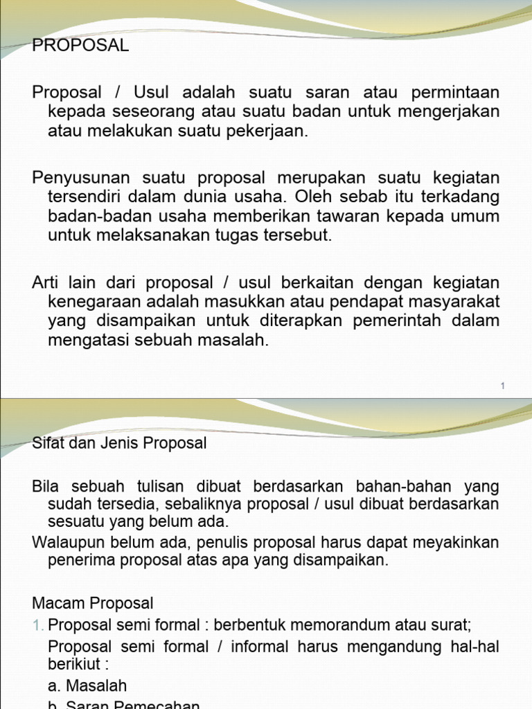 MATERi PROPOSAL | PDF