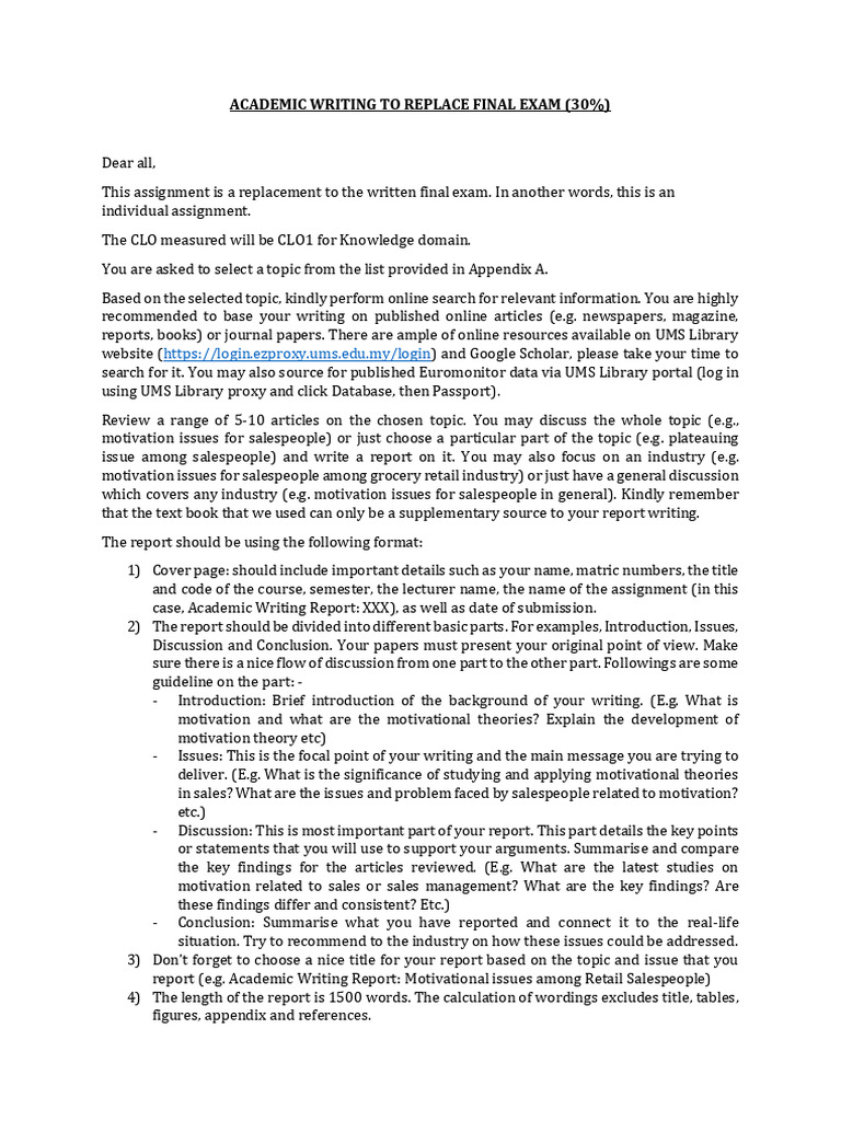 Academic Writing | PDF | Career & Growth