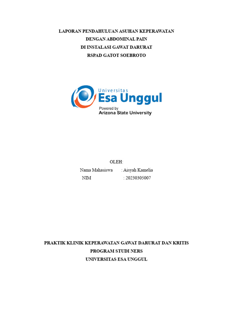 LP Abdominal Pain | PDF