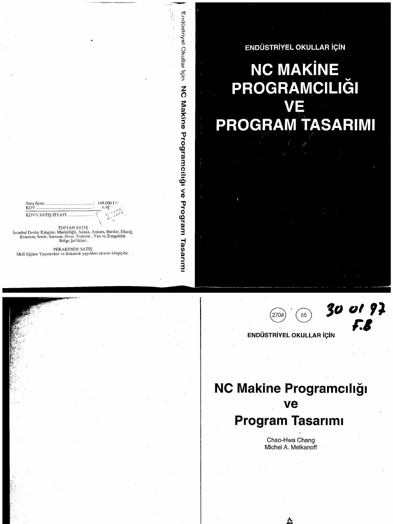 060-nc Makine Programciligi Ve Program Tasarimi | PDF