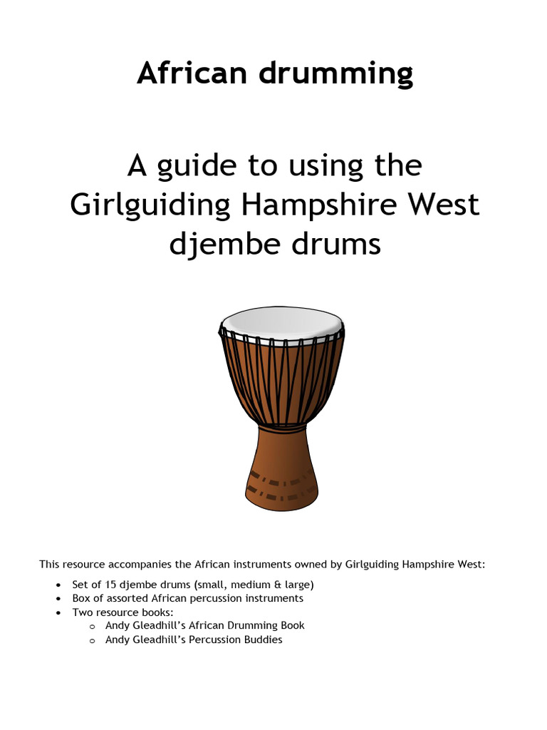 Djembe Drums Resource | PDF