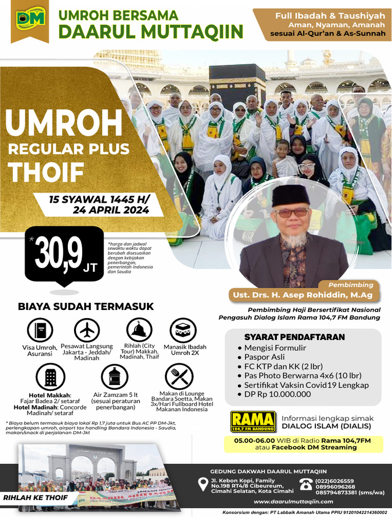 Brosur Umroh April 2024 | PDF