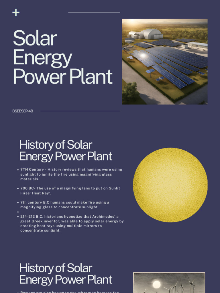 Solar Energy Powerplant | PDF | Solar Power | Photovoltaics