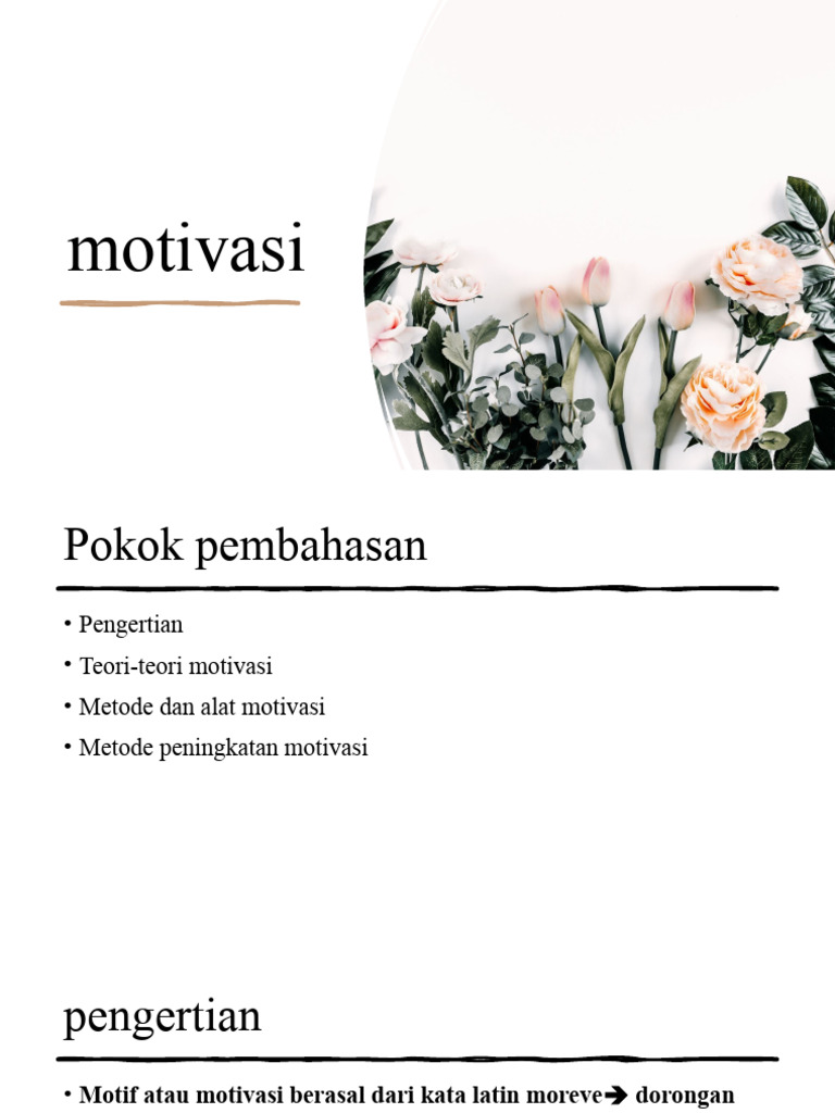 Motivasi | PDF