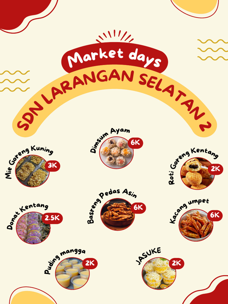 Menu Market Days | PDF