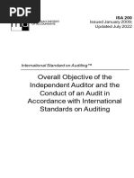 Isa 200 | PDF | Audit | Auditor's Report