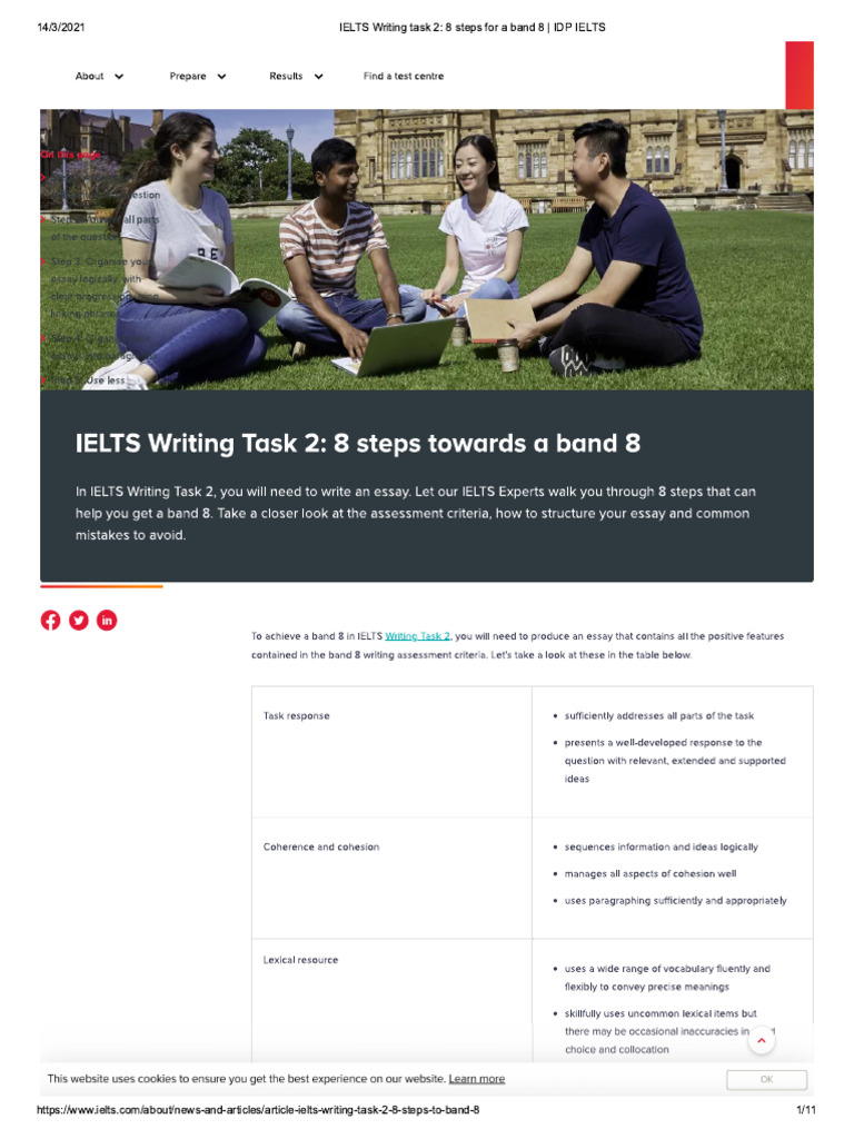 Check Your Vocabulary For IELTS Examination | PDF