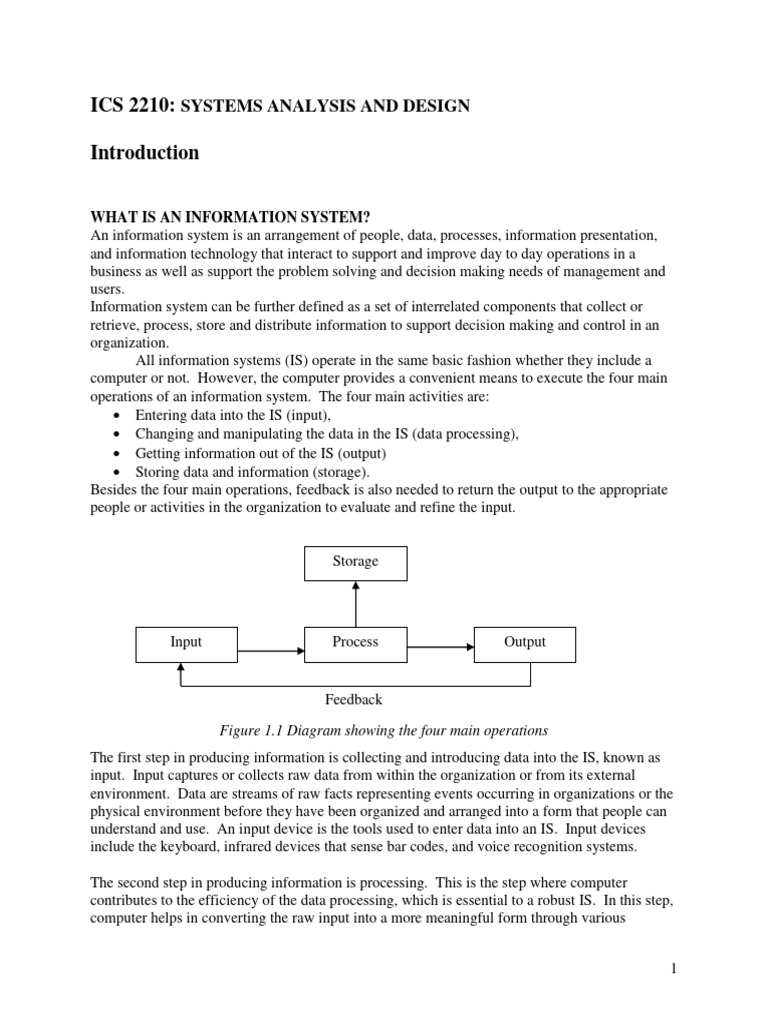 ICS 2210 NOTES - Introduction | PDF