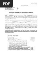 Land Transfer Clearance Application | PDF | Civil Law (Common Law ...
