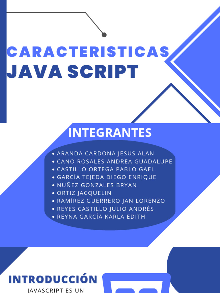 Caracteristicas de Javascript | PDF | Lenguaje de programación | Script ... Caracteristicas de Javascript | PDF | Lenguaje de programación | Script ...