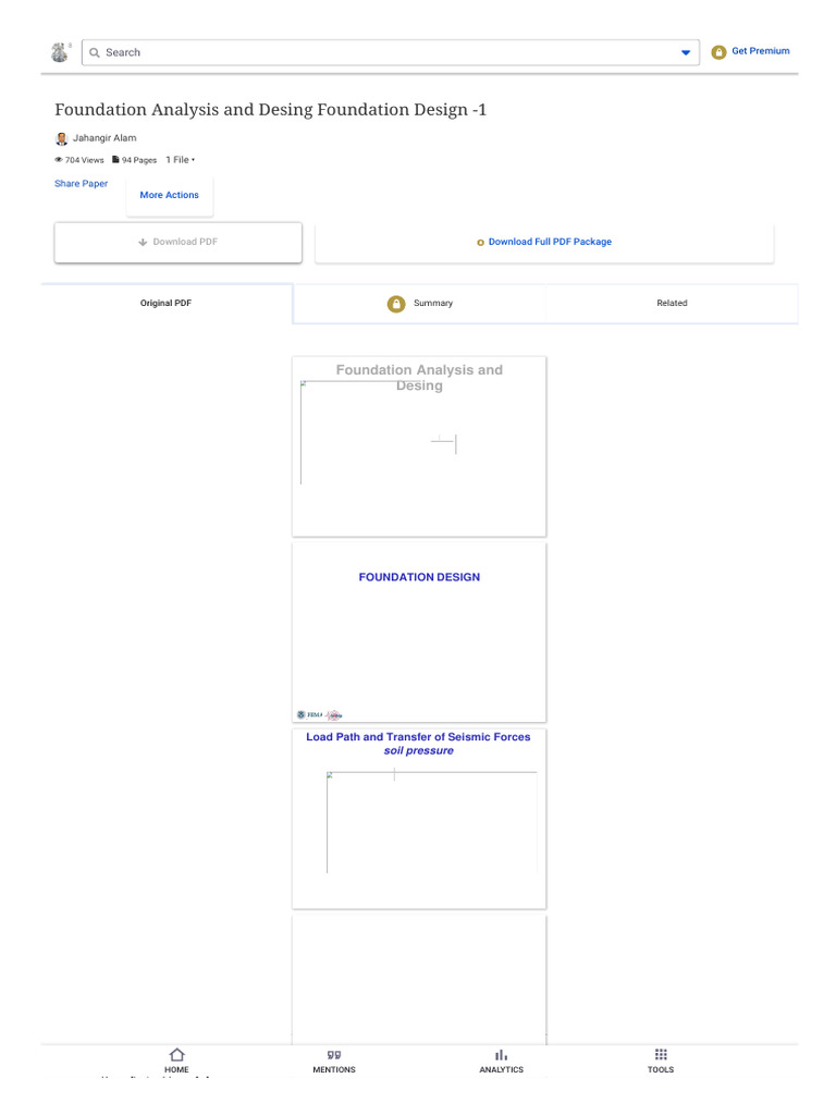 Foundation Analysis and Desing Foundation Design - 1 - Jahangir Alam - Academia - Edu | Download ...