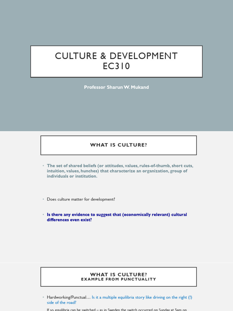 Lecture Culture | PDF