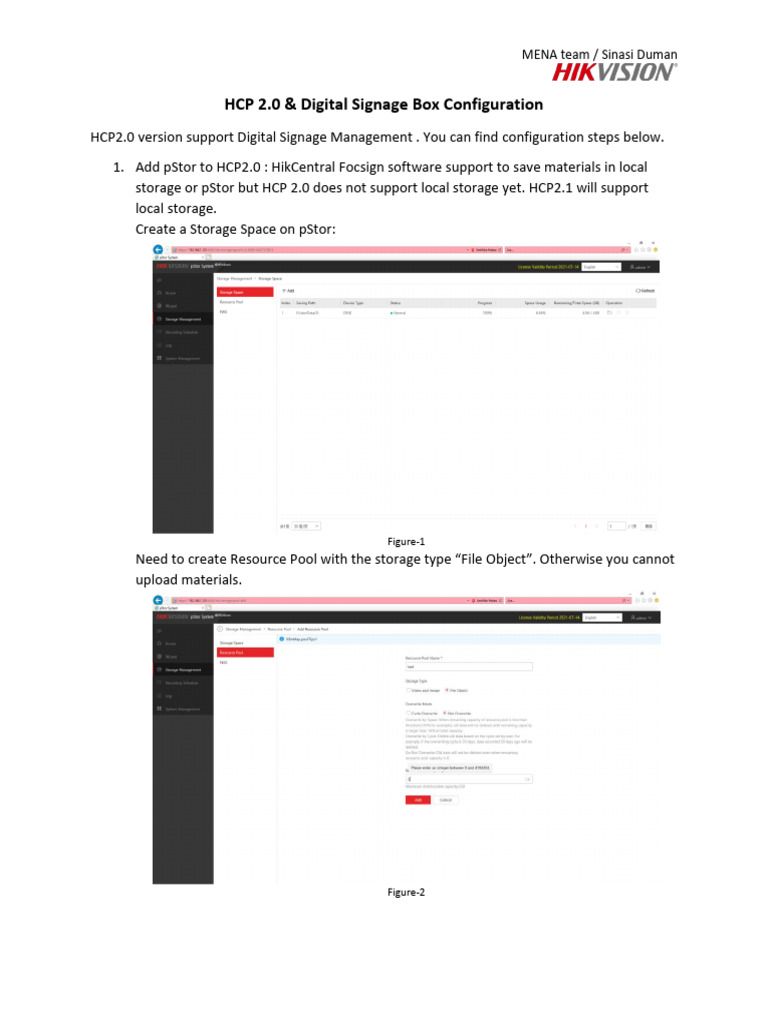 HCP 2.0 & Digital Signage Box Configuration | PDF