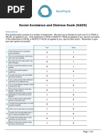 SUDS Distress Rating Scale Guide | PDF | Emotions | Subjective Experience