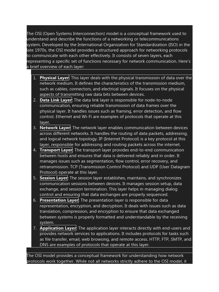 CN | PDF | Osi Model | Computer Network