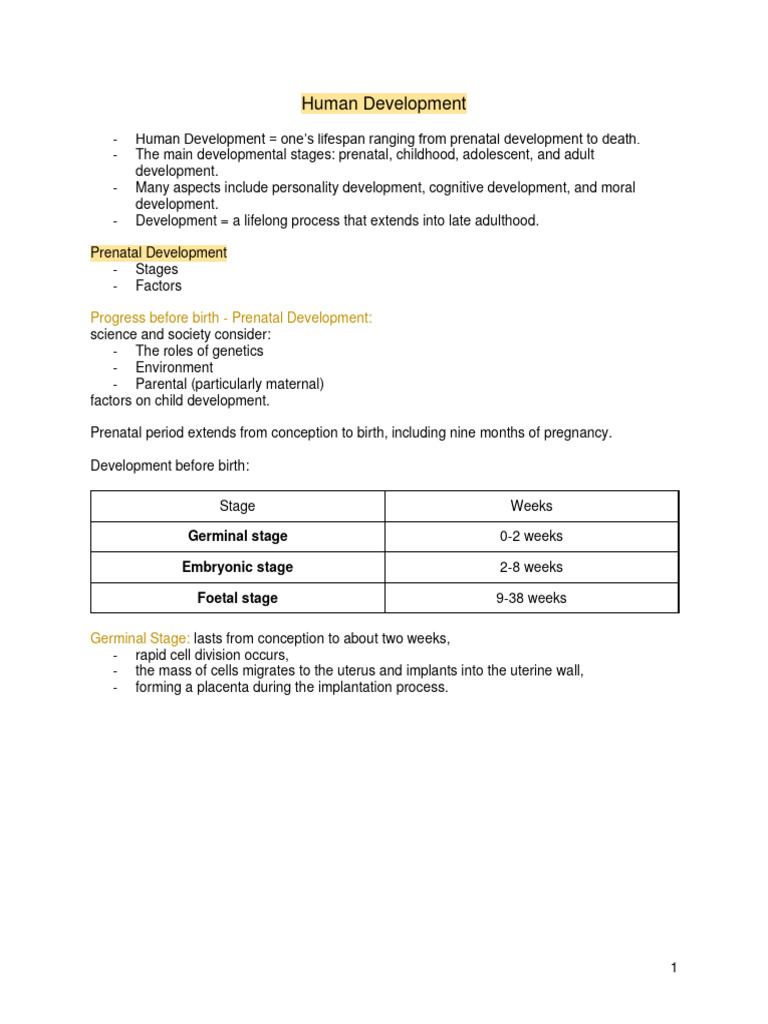 Human Development | PDF