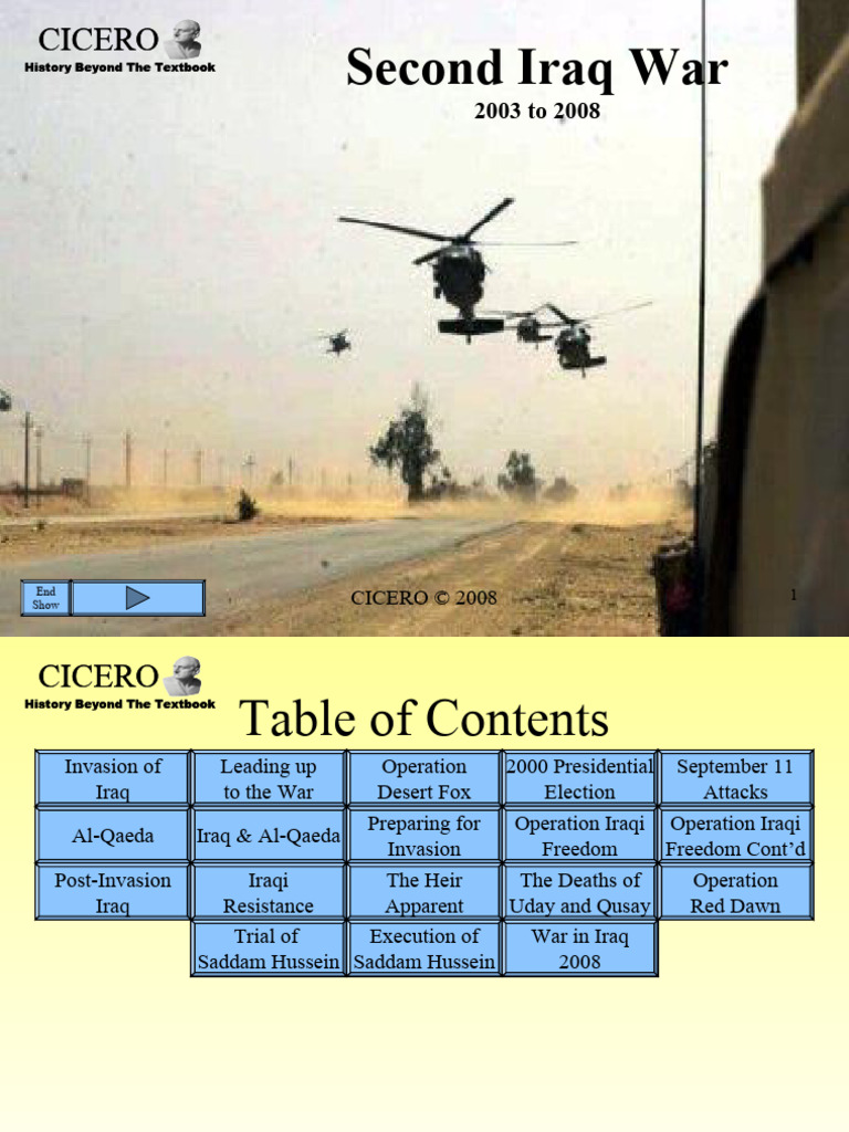 Second Iraq War | PDF | Iraq War | 2003 Invasion Of Iraq