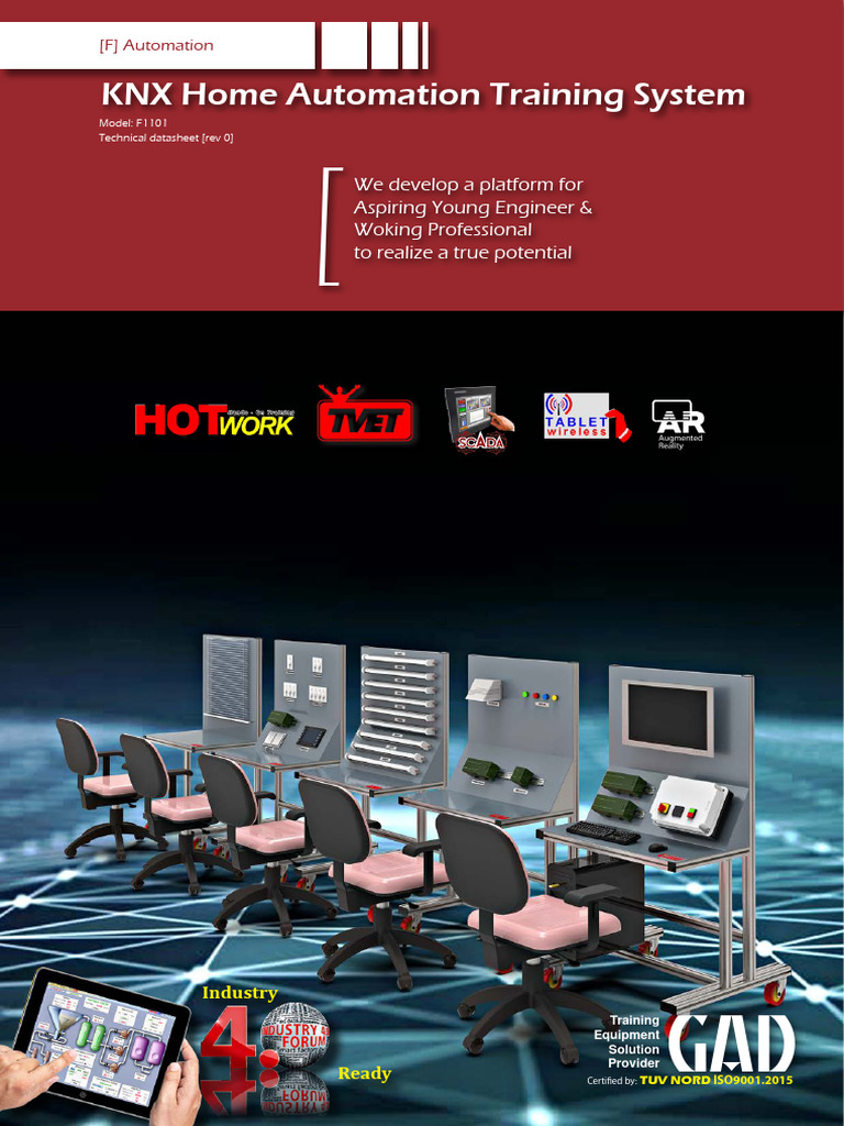 F1101 KNXTrainingUnit r0s | PDF | Automation | Scada