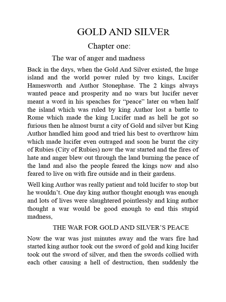 Gold and Silver | PDF