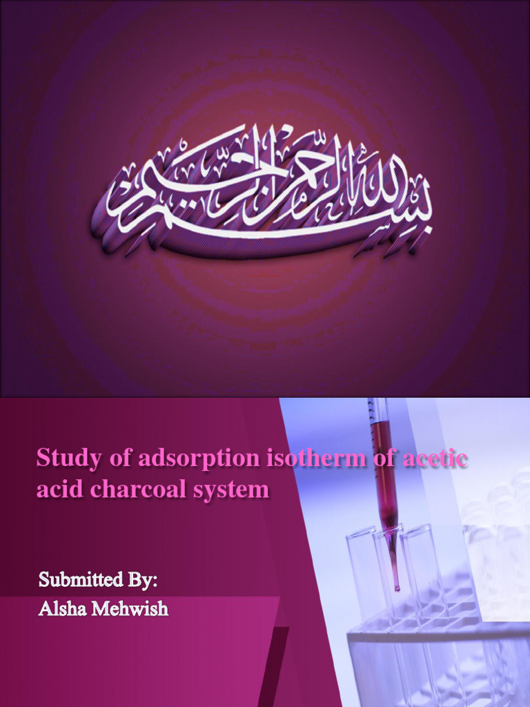 Acetic Acid Adsorption Isotherm Study | PDF