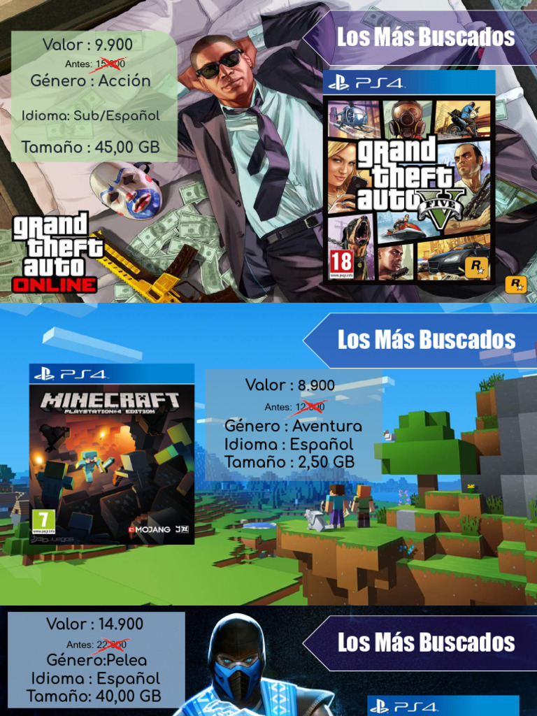 Catálogo 2020 PS4 | PDF