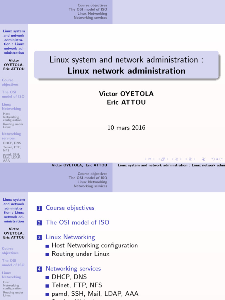 Linux Network Administration | PDF