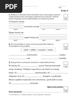 Sprawdzian Klasa 3 Polski | PDF