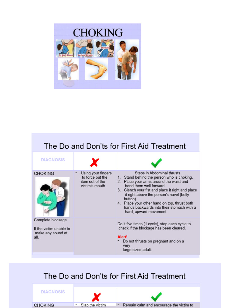 Chocking | PDF | Medical Specialties | Emergency Medical Services