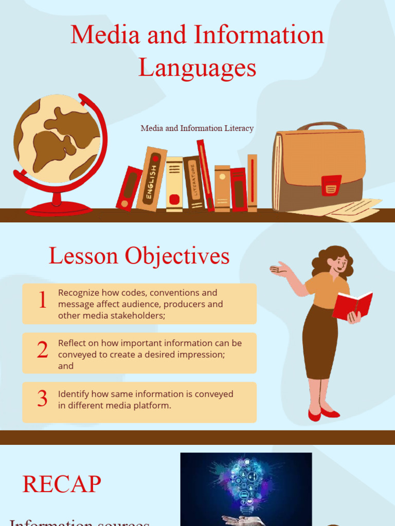 Media and Information Languages | PDF | Close Up | Camera