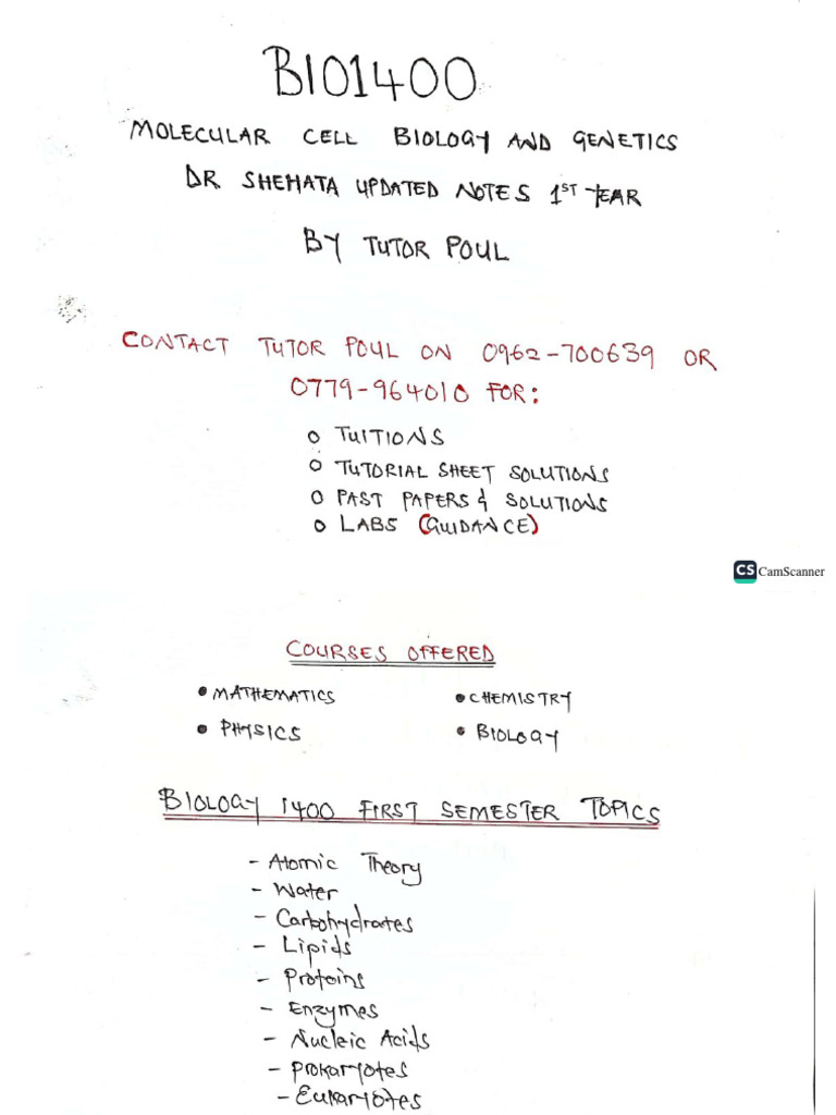 Boi 1400 Shehata Updated Notes | PDF Boi 1400 Shehata Updated Notes | PDF
