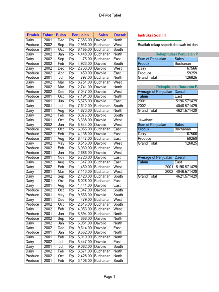 Latihan 13 | PDF | Incremental Computing | Spreadsheet Software