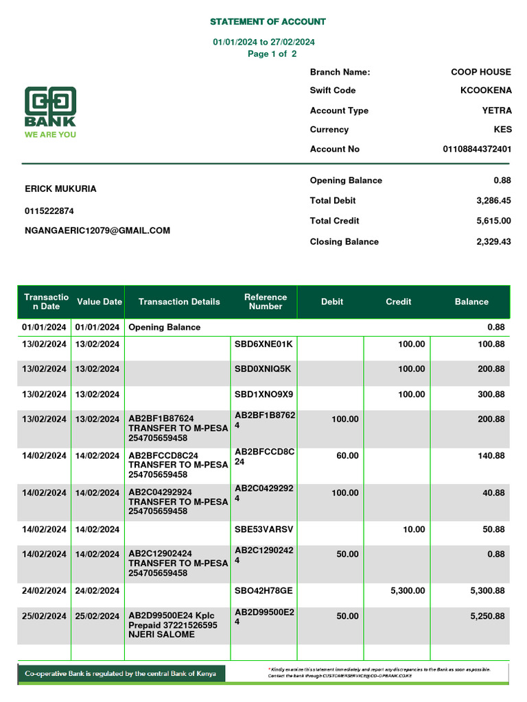 EXLService Holdings Account Statement | PDF | Transaction Account ...