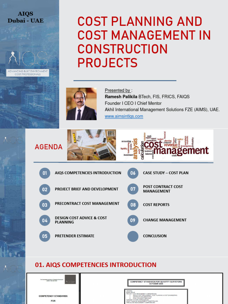 Cost Planning And Cost Management In Construction Projects Pdf