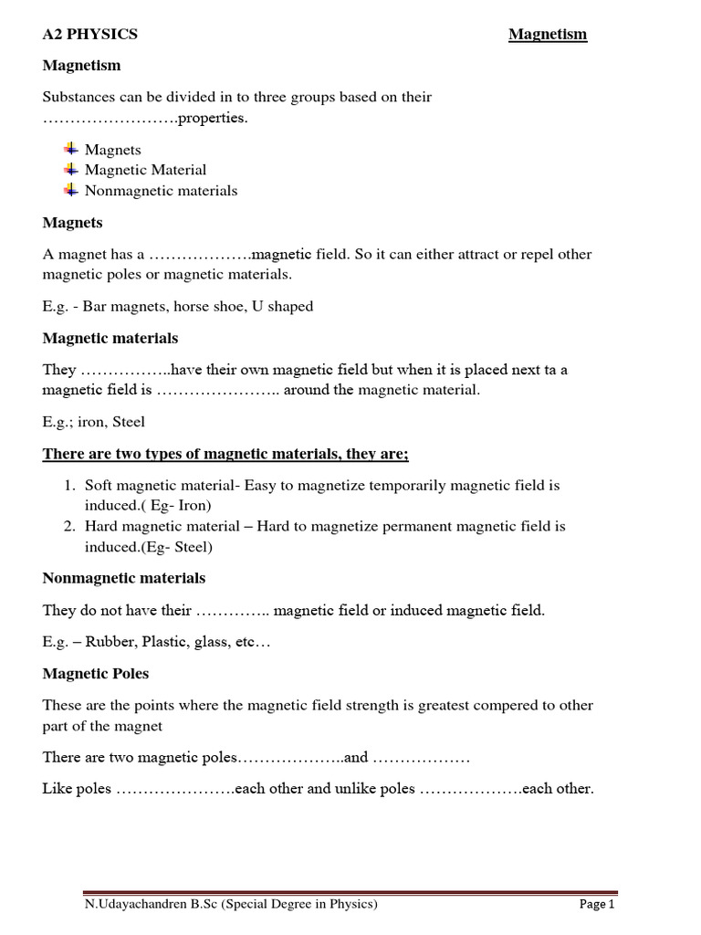Magnetism | PDF